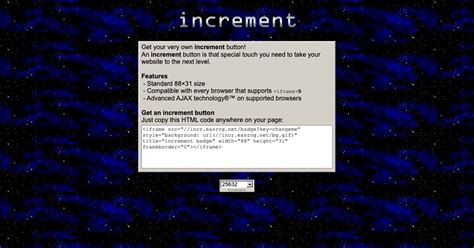 Increment Button Increment Button