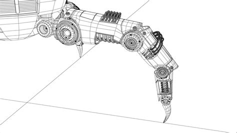 Spider Robot 3d Model By Mohfakhry