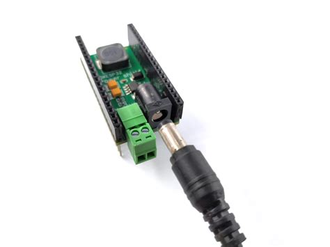 การจ่ายไฟเข้าบอร์ด Ioxesp32 ผ่าน Ioxesp32 Power Shield Ioxesp32