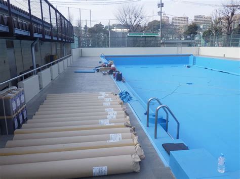 プールサイド床 その3 横浜市西区の防水工事は株式会社ヒロ防水【求人募集中】