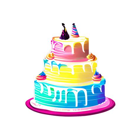 Happy Birthday Cake Graphic · Creative Fabrica