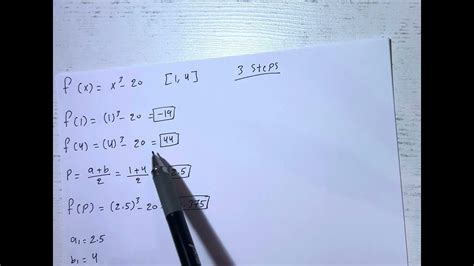 Numerical Analysis Bisection Method Youtube