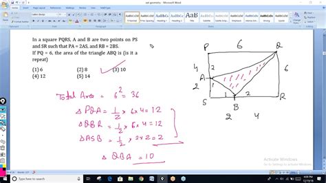 Xat Geometry Questions 2013 15 Youtube