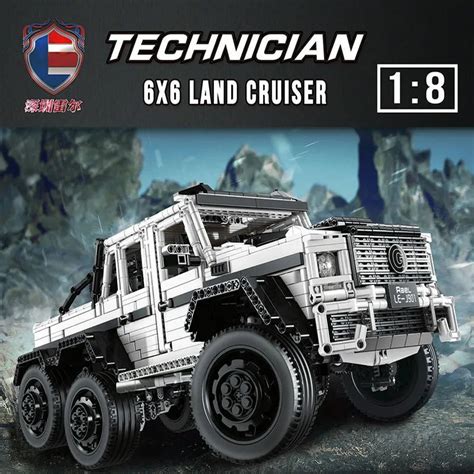 Tech Moc Off Road Suv Land Cruiser Amg Building Toys