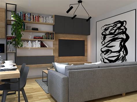 Projekt Mieszkania W Stylu Loft