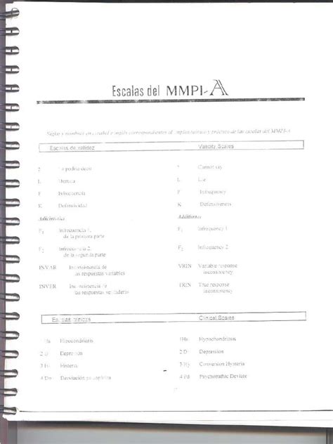 Manual Mmpi A Pdf