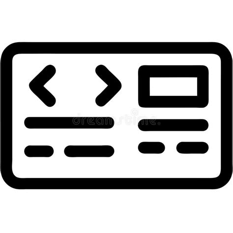coding vector web development browser interface graphic stock