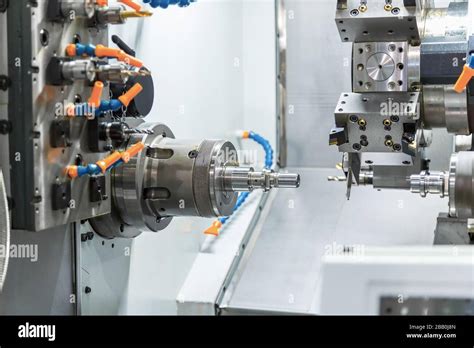 Cnc Turning Machine Hi Res Stock Photography And Images Alamy
