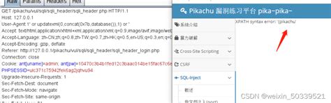 Piakchu ‘ Header注入pikachu中headerl注入 Csdn博客 Piakchu ‘ Header注入pikachu中headerl注入 Csdn博客