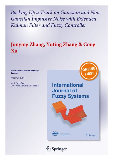 Pdf Backing Up A Truck On Gaussian And Non Gaussian Impulsive Noise