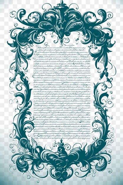 Psd Of Medieval Scroll Frame A Frame Resembling A Rolled Up Parchme Tshirt Tattoo Art Outline