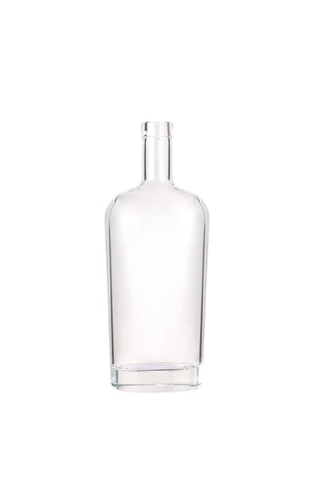 Empty Glass Liquor Bottle Rum Whisky Vodka Spirit Glass Liquor Bottle With Cork For Liquor Whiskey