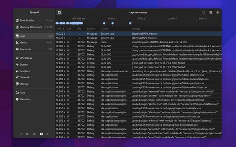 Sysprof 45 Happenings In GNOME