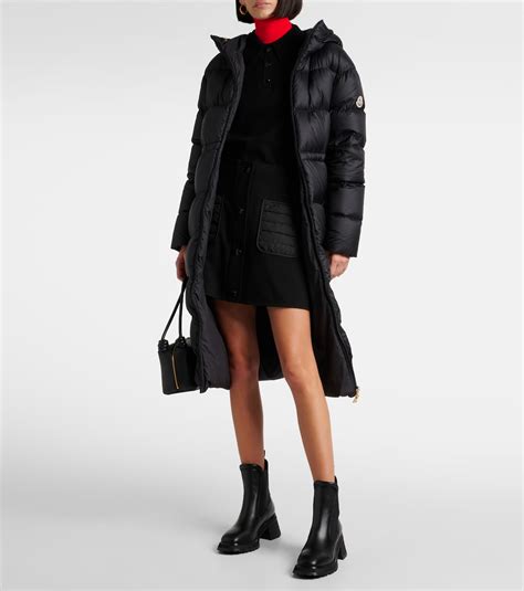 Boulogne Reversible Down Coat In Black Moncler Mytheresa