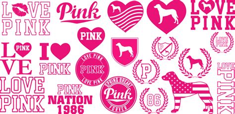 Love Pink Svg Dxf Png Eps Cut Files