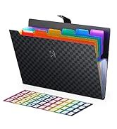 ABC Life Expanding File Folder Pockets A Accordion File Organiser Portable Rainbow