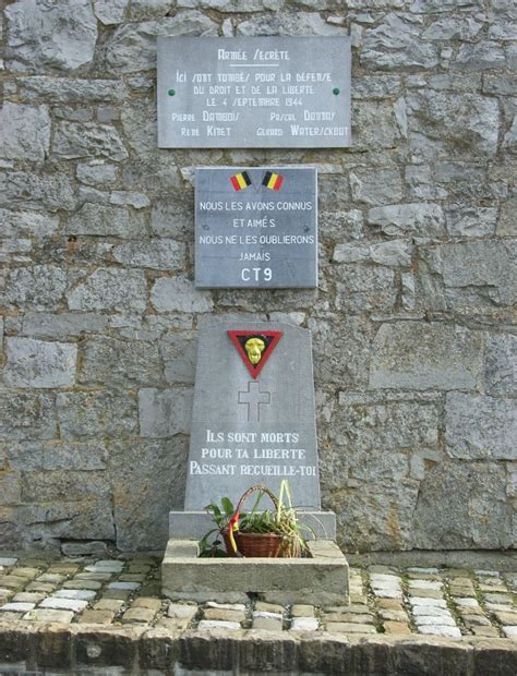 Septon Stèle à La Mémoire De Quatre Membres De Larmée Secrète