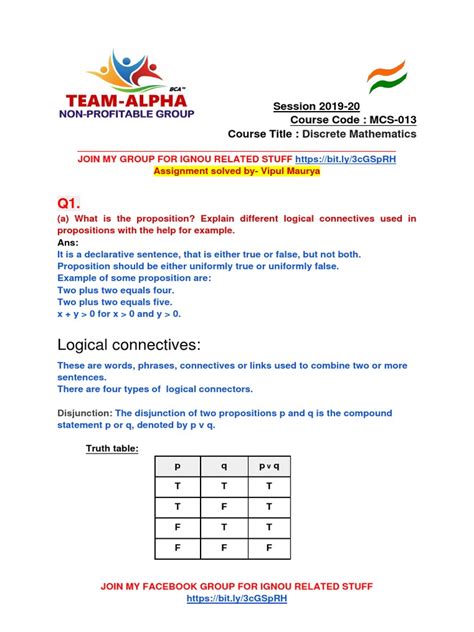Mcs 013 Download Free Pdf Function Mathematics Logic