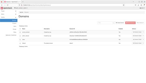 Navigate Through The Openstack Dashboard Menu Ubuntu
