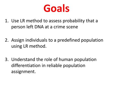 Ppt Lab 8 Individual Identity And Population Assignment Powerpoint