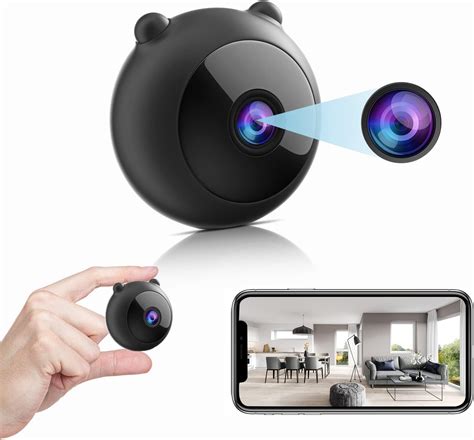 迷你間諜相機 1080p 隱藏式相機 Wifi 隱藏式相機 便攜式小型 Hd 保姆攝像機 附夜視和動作偵測 應用程式