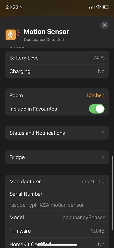 I Managed To Add Tradfri Motion Sensor To Homekit Via Homebridge R Tradfri