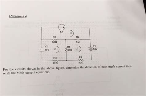 Solved For The Circuits Shown In The Above Figure