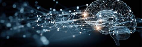 Conceptual Brain Computer Interface Illustrating Neural Connections And