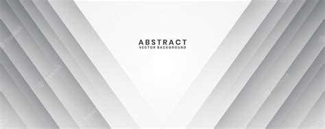 Premium Vector 3d White Geometric Abstract Background Overlap Layer On Bright Space With