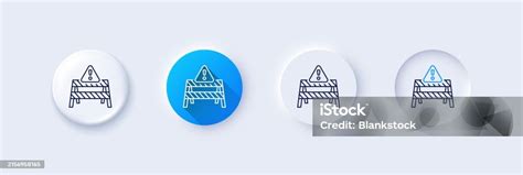 경고 도로 표지판 선 아이콘입니다 주의 삼각형 기호입니다 선 아이콘 벡터 0명에 대한 스톡 벡터 아트 및 기타 이미지 0명 3차원 형태 경계 표지 Istock