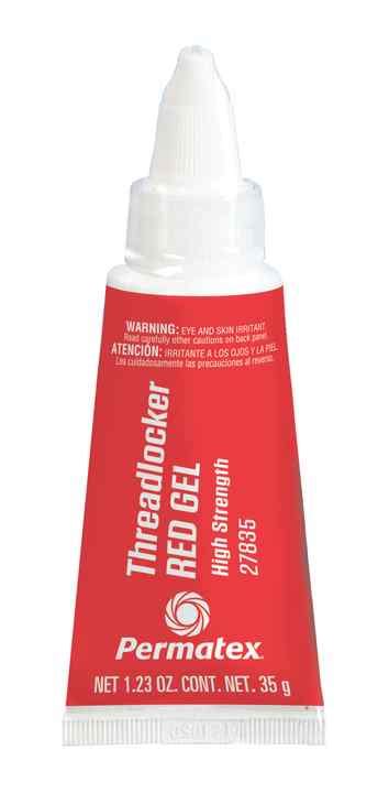 Permatex High Strength Threadlocker Red Gel G Permatex