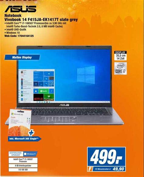 Asus Notebook Vivobook 14 Angebot Bei Expert 1prospektede