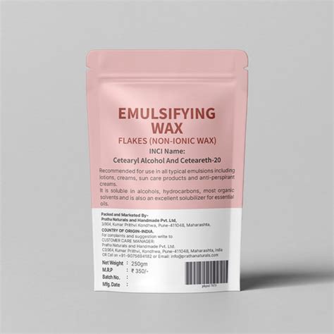 Emulsifying Wax Non Ionic Emulsifier For Homemade Cosmetics Pratha