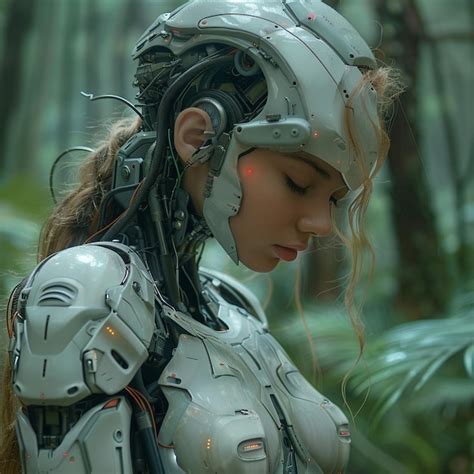 Premium Photo Gentle Touch Between Human And Android