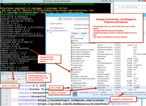 Chocolatey Software Docs Packages To Programs C4b
