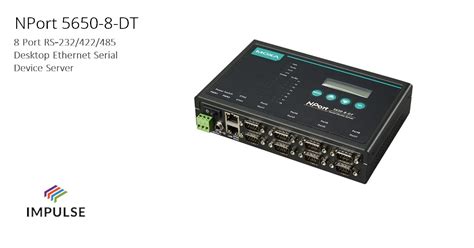 Nport 5650 8 Dt In Stock Ethernet Serial Device Server · Buy Online