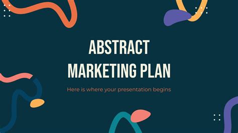 Abstract Marketing Plan Google Slides PowerPoint Template
