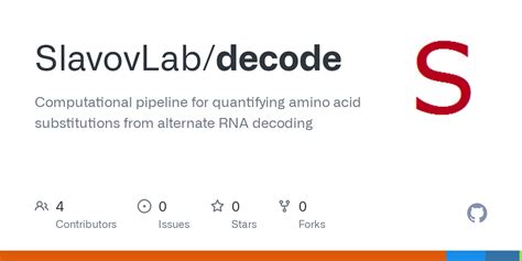 github slavovlab decode computational pipeline for quantifying amino