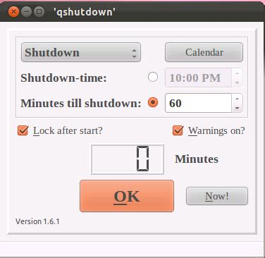 Qshutdown Simple Program To Shutdown Reboot Suspend Hibernate Your