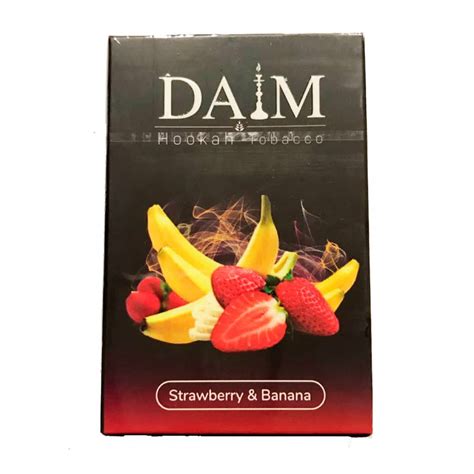 Daim Strawberry Banana Банан Полуниця 50г купити тютюн Daim 50г для