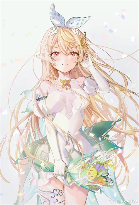 Pomu Rainpuff And Pomudachi Nijisanji And 1 More Drawn By Milkuriem