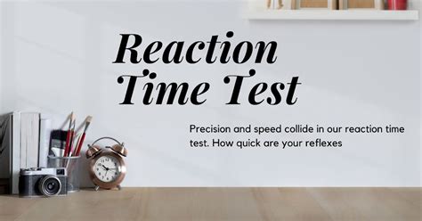 A Comprehensive List Of Reaction Time Tests