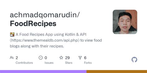 Github Achmadqomarudinfoodrecipes 🍱 A Food Recipes App Using Kotlin