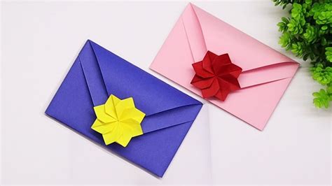 DIY Envelope Making With Paper No Glue Tape Or Scissors Required YouTube