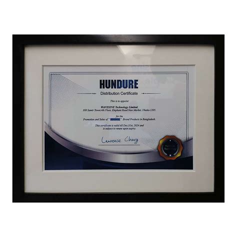 Our Distribution Certificate Wave Sine Bd