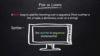 Loops In Python PPTX Programming Languages Computing