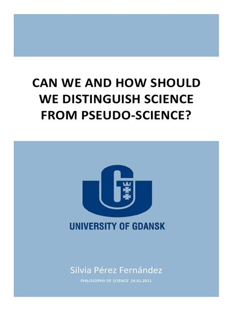 science vs pseudo science pdf falsifiability pseudoscience