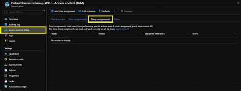Azure Portal Ermöglicht Jetzt Auch Deny Für Berechtigungen Iam