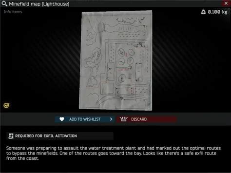 Minefield Map Lighthouse Escape From Tarkov Wiki