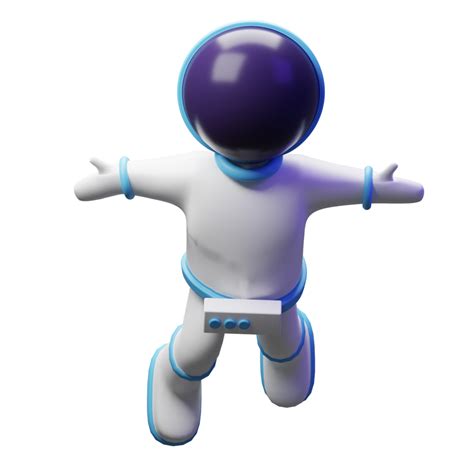 Cute Astronaut Flying 10130507 PNG